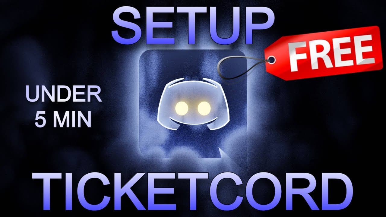 TicketCord - AI-Powered Discord Ticket Bot | Free Setup